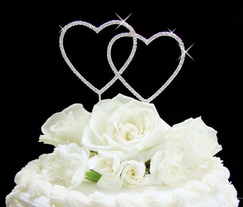Heart Shaped Wedding Cake Toppers - Olivier Laudus