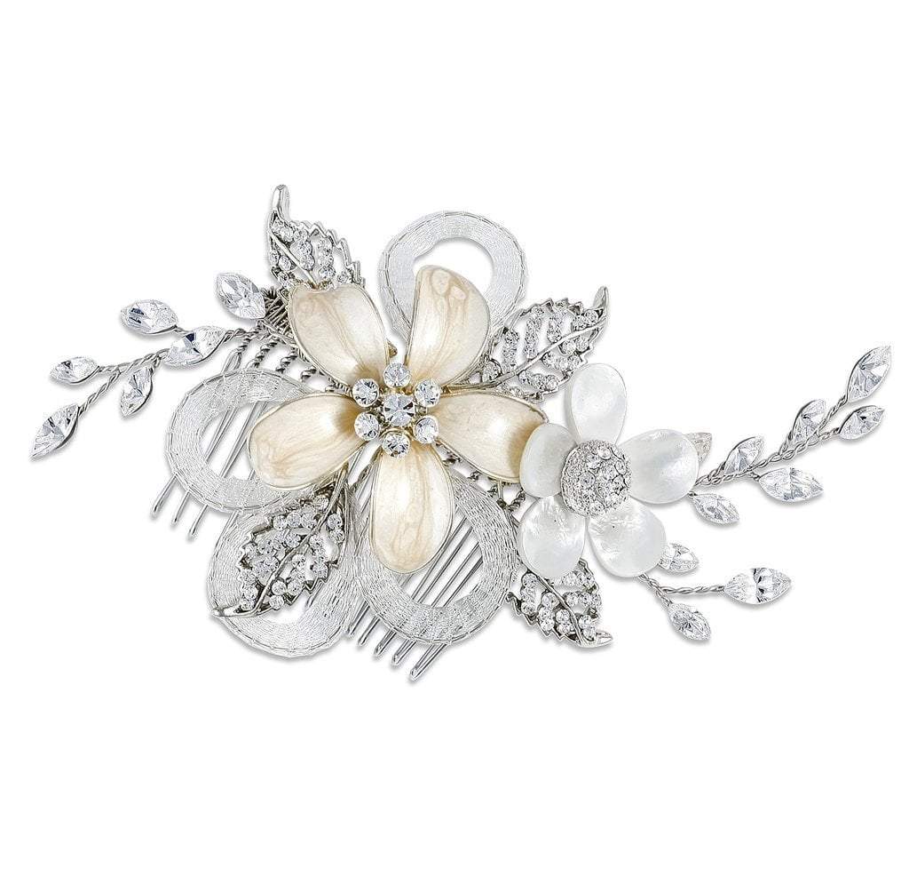 Antique Gold Blossom Hair Comb