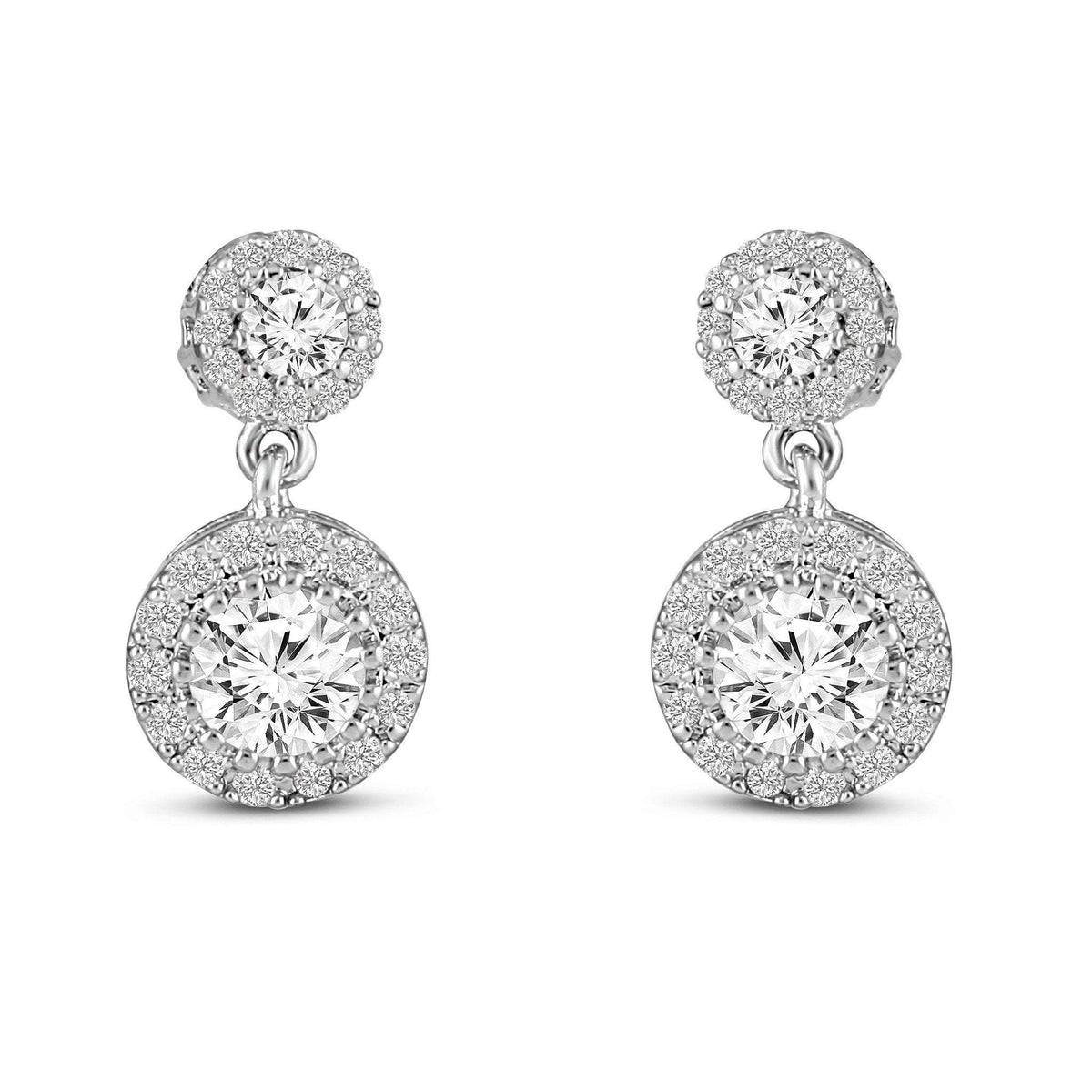 Emily Simulated Diamond Earrings | Olivier Laudus