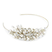 Pearl Side Wedding Headbands | Freshwater pearl Side headbands - UK